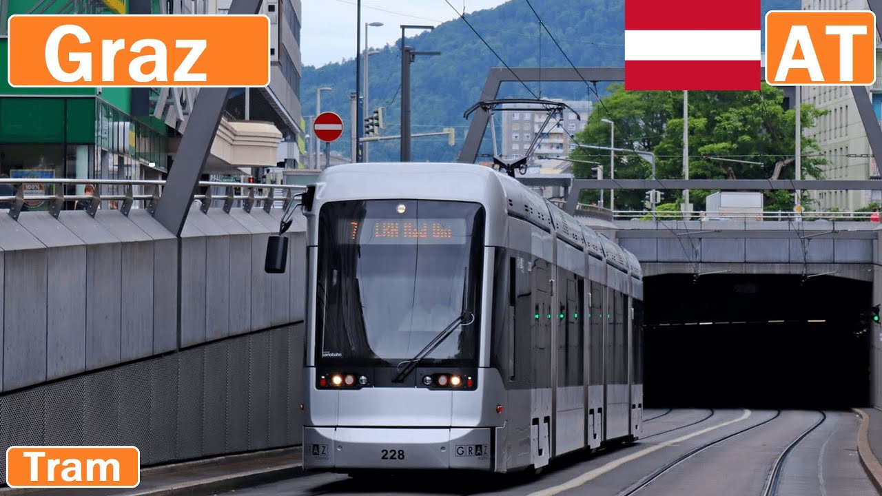 🇦🇹 GRAZ TRAMS/ Straßenbahn Graz 2021【4K】 - YouTube