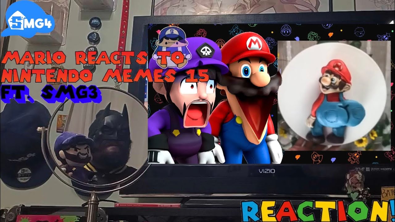 Reaction | Mario Reacts To Nintendo Memes 15 FT. SMG3 - YouTube