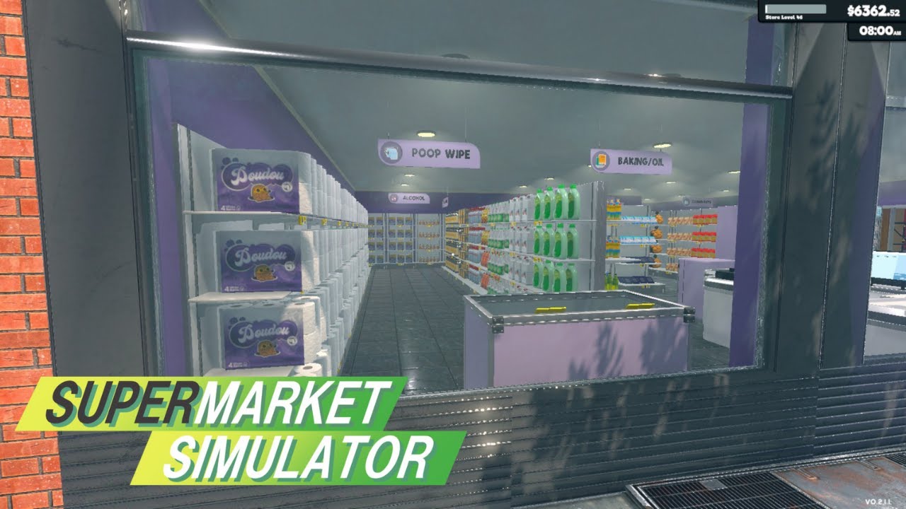 Signage Makes It a SUPER Supermarket | Supermarket Simulator - YouTube