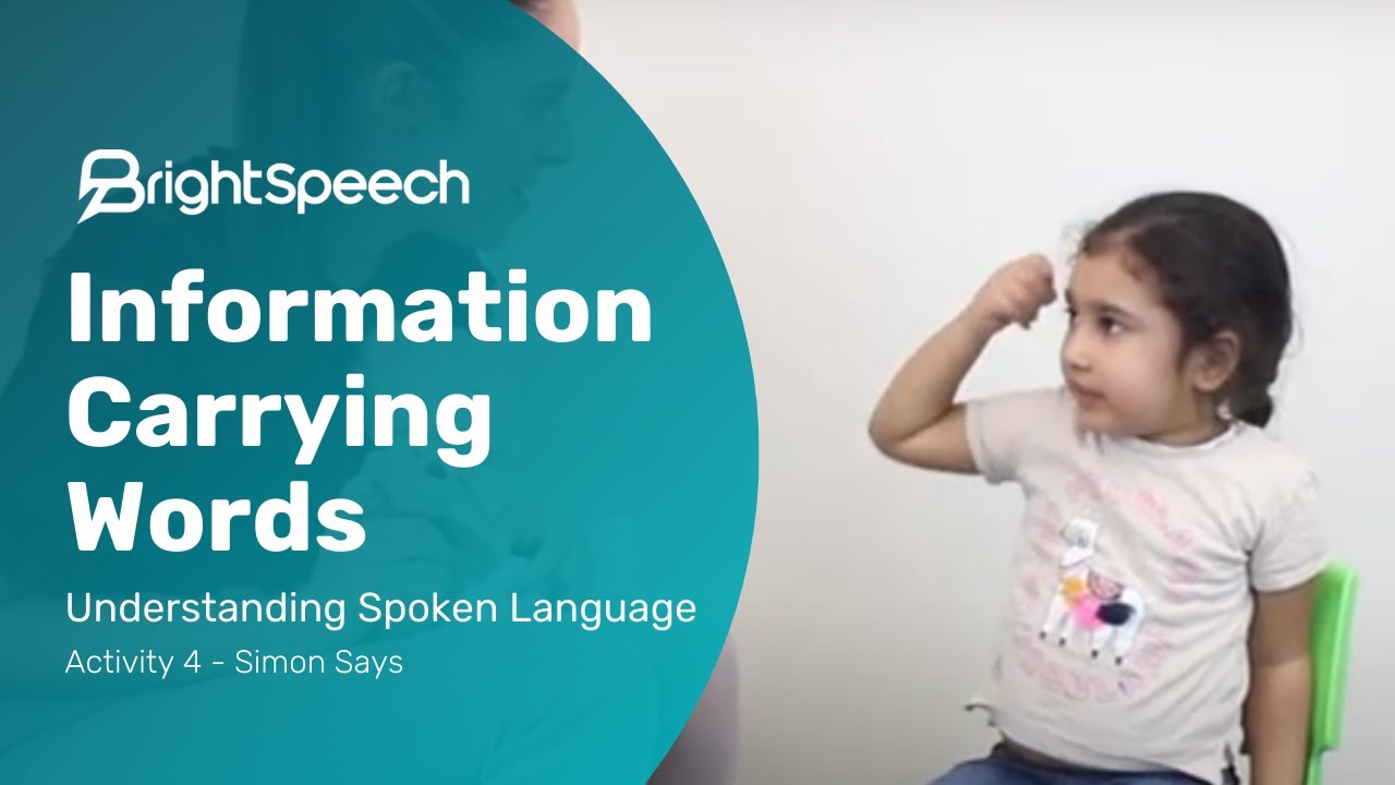 Bright Speech: Activity 4 - Information Carrying Words -Understanding ...