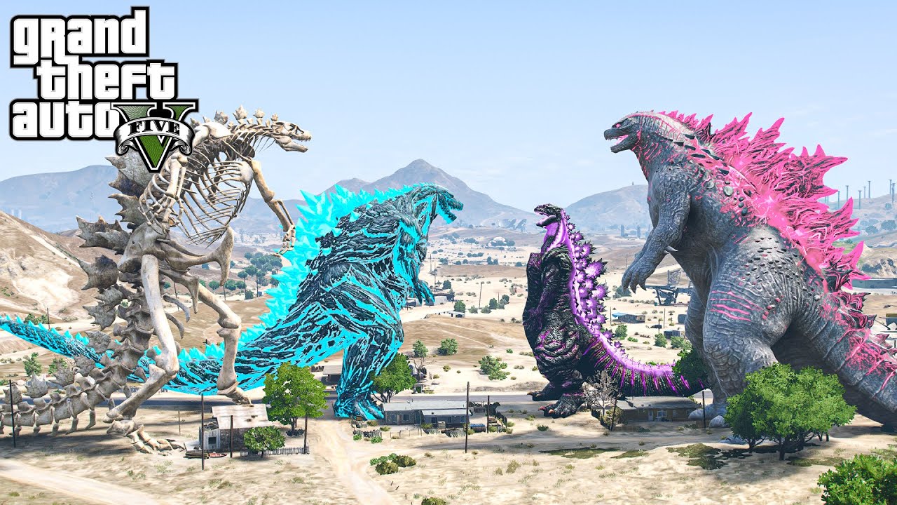 Skeleton Godzilla, Godzilla Earth vs Godzilla x Shin Godzilla - The New ...