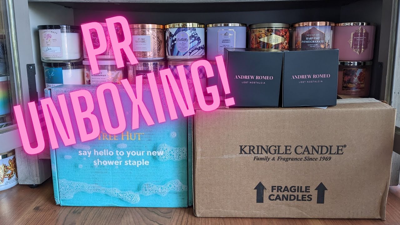 PR UNBOXING! TREE HUT// KRINGLE CANDLE// SENSE CANDLE - YouTube