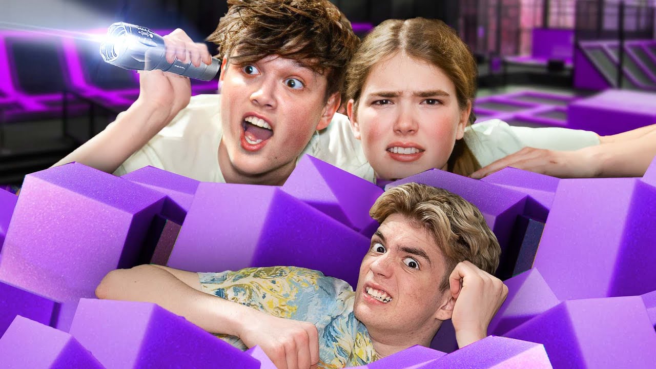 HIDE and SEEK in der TRAMPOLINHALLE (mit moritz & lea) - YouTube