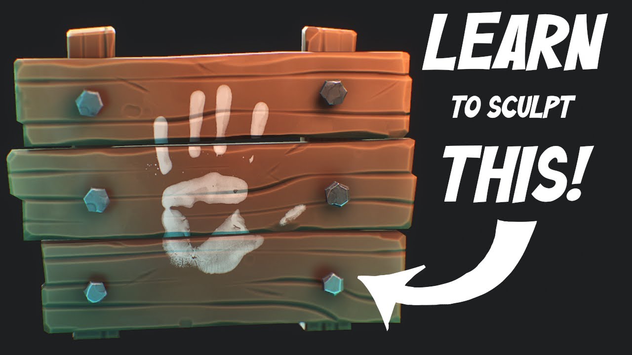 HOW I sculpt STYLIZED WOOD for GAMES | TUTORIAL - YouTube