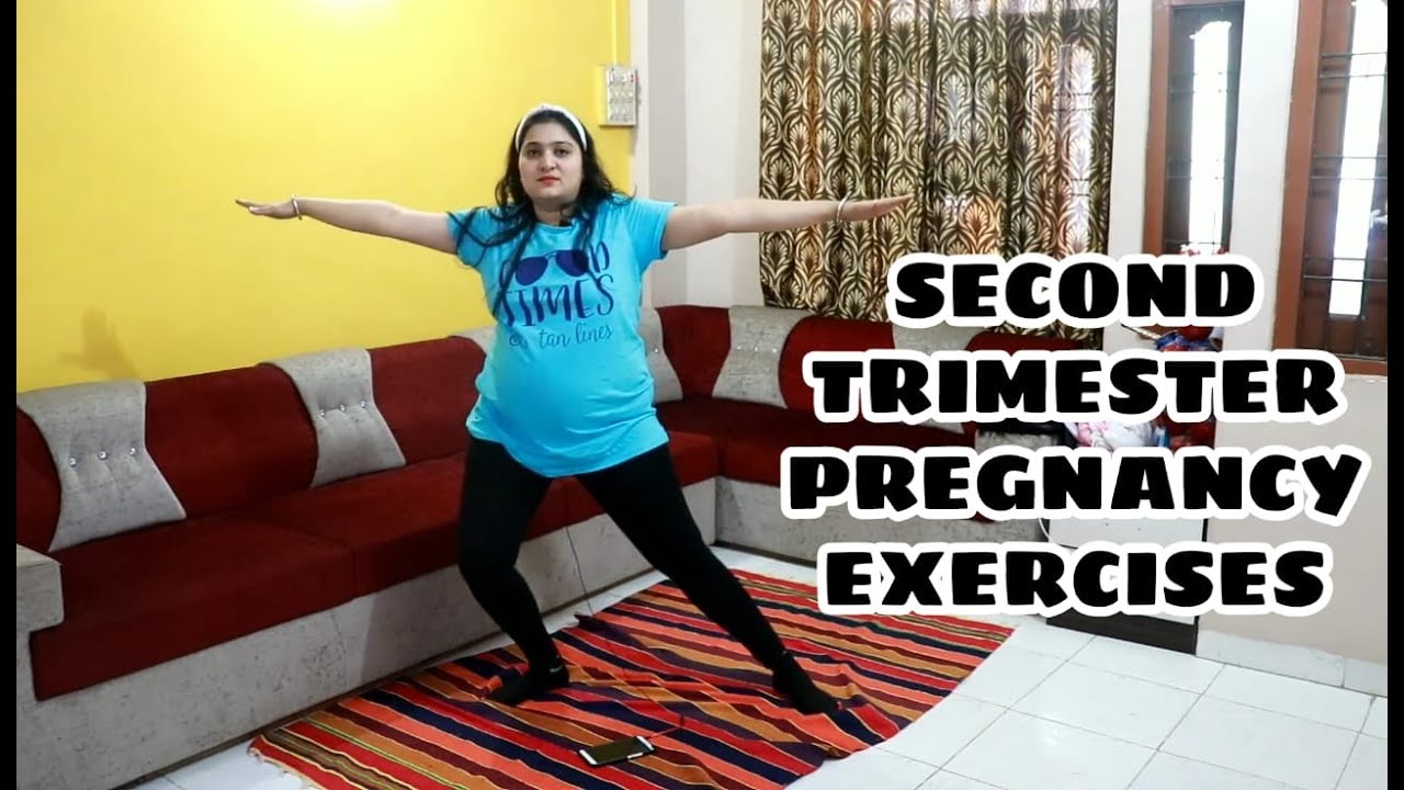 Second Trimester Pregnancy Exercises | Prenatal Exercises | Exercises ...