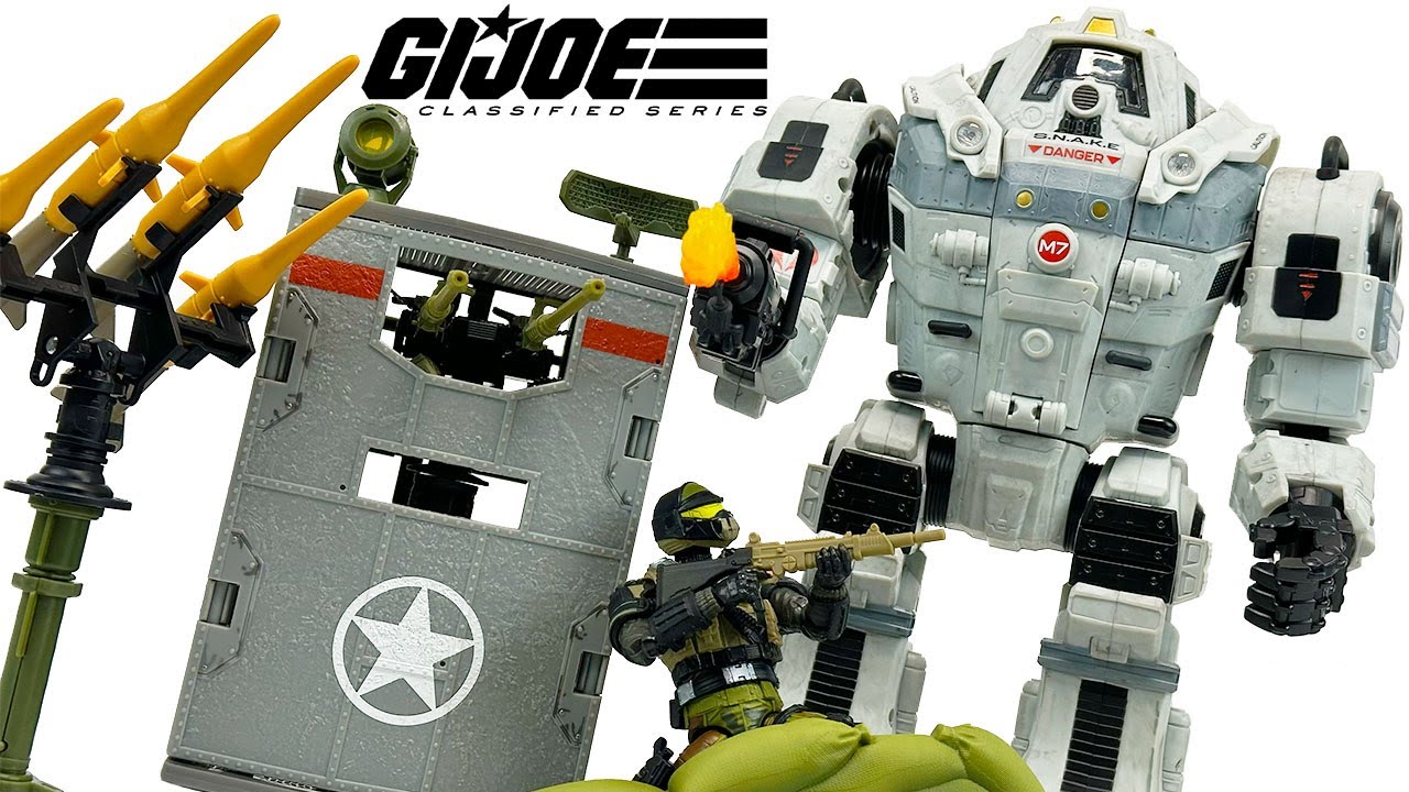 GI Joe Classified Series SNAKE Armor & Steel Corps Sentry w/ Defense ...