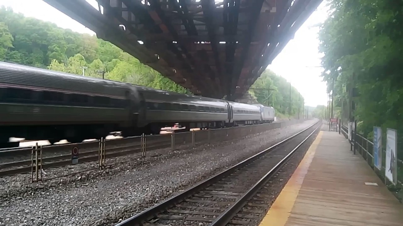 Amtrak Keystone Service Train #648 at Whitford; with ACS-64 #670 - YouTube