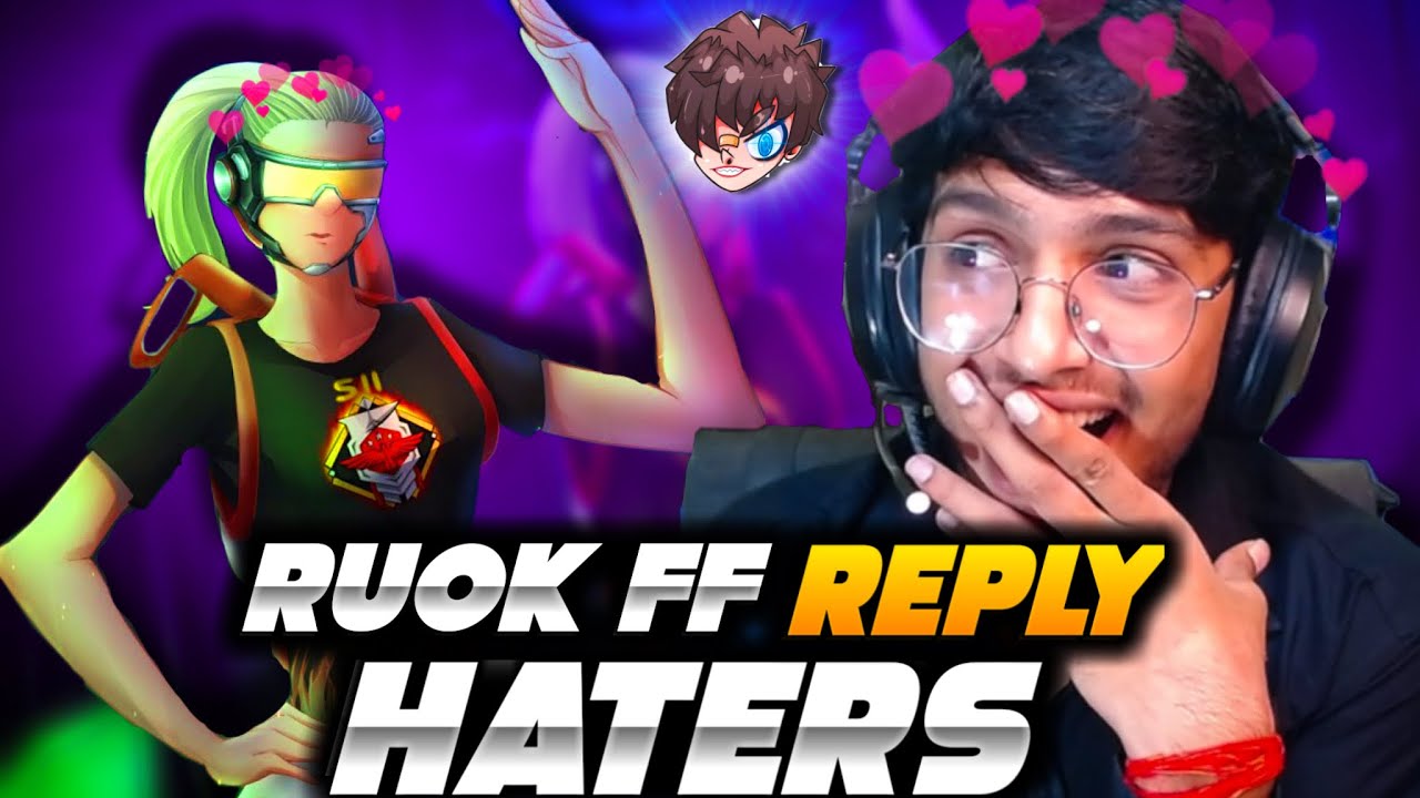 RUOK FF REPLY TO HATERS ?? 😨 SCS GAMER REACT TO [ RUOK FF ] HEADSHOT ...