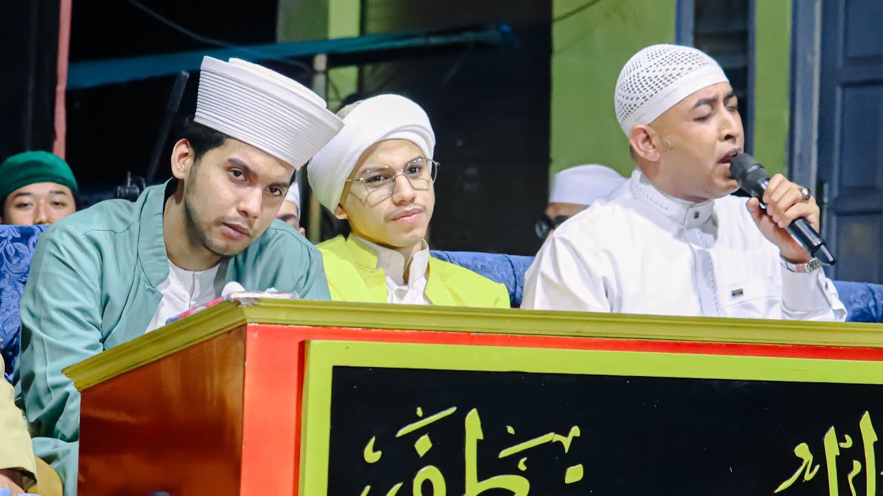 Qosidah Allahu Allah Suara merdu Syech Nabiel Saad Sumair di Majelis ...