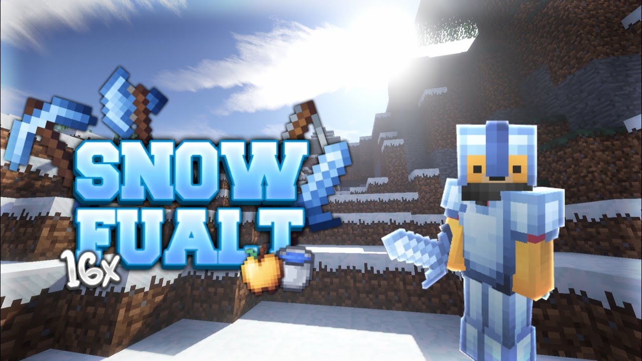 SnowFault [16x] MCPE PvP Texture Pack (Fps boost) by keno - YouTube