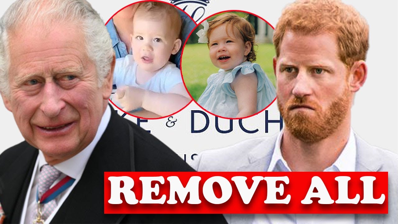 CONFIRM! Archie & Lili Now Have Right To New HRH Styles But Charles ...