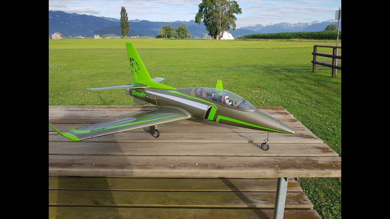 Taft Hobby Viper Super Snake Jet V4 Maiden Flight Wemotec 1970kv 6S EDF ...