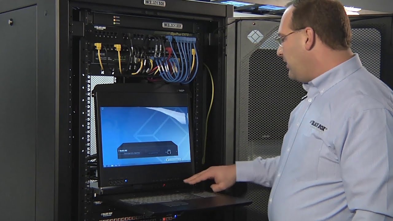 Rackmount KVM Trays for Server Cabinets and IT Racks | Black Box® - YouTube