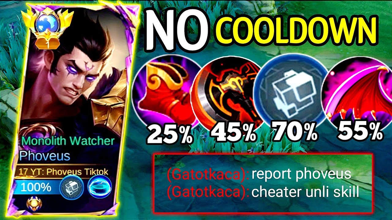 WHEN GLOBAL PHOVEUS ABUSE THIS NEW COOLDOWN EMBLEM AND BUILD😱 TOP ...