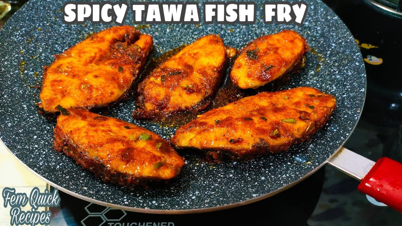 Instant Spicy Tawa Fish Fry | Fish Fry Recipe | Fish Recipes - Fem ...