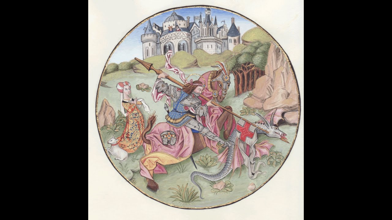 Etapes de réalisation d'une enluminure - YouTube