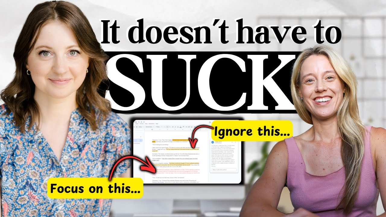How to edit your novel (when you hate editing your novel) - YouTube