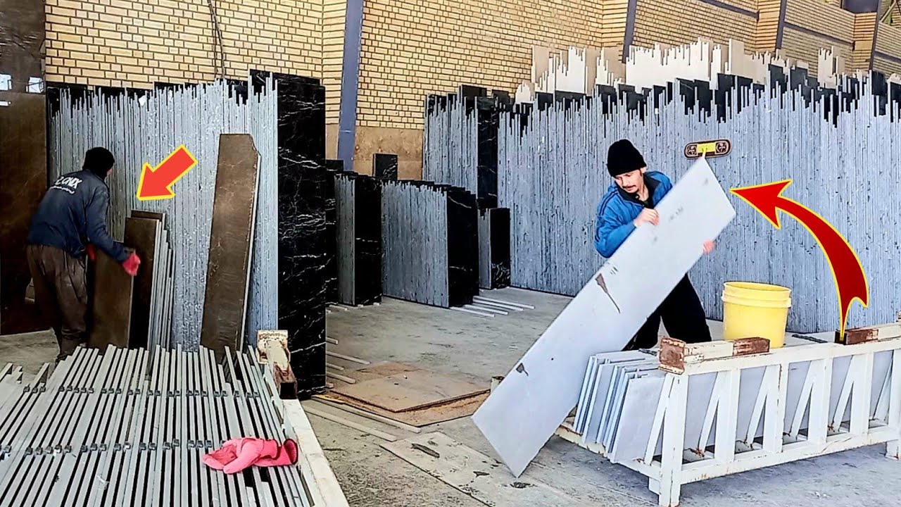 Amazing technology and process of stone production in the world - YouTube