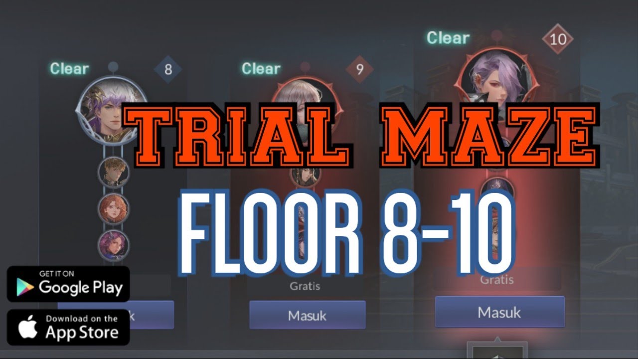 GUIDE FOR MAZE FLOOR 8-10 (25-Nov-2022) | SEVEN KNIGHTS 2 TRIAL MAZE ...