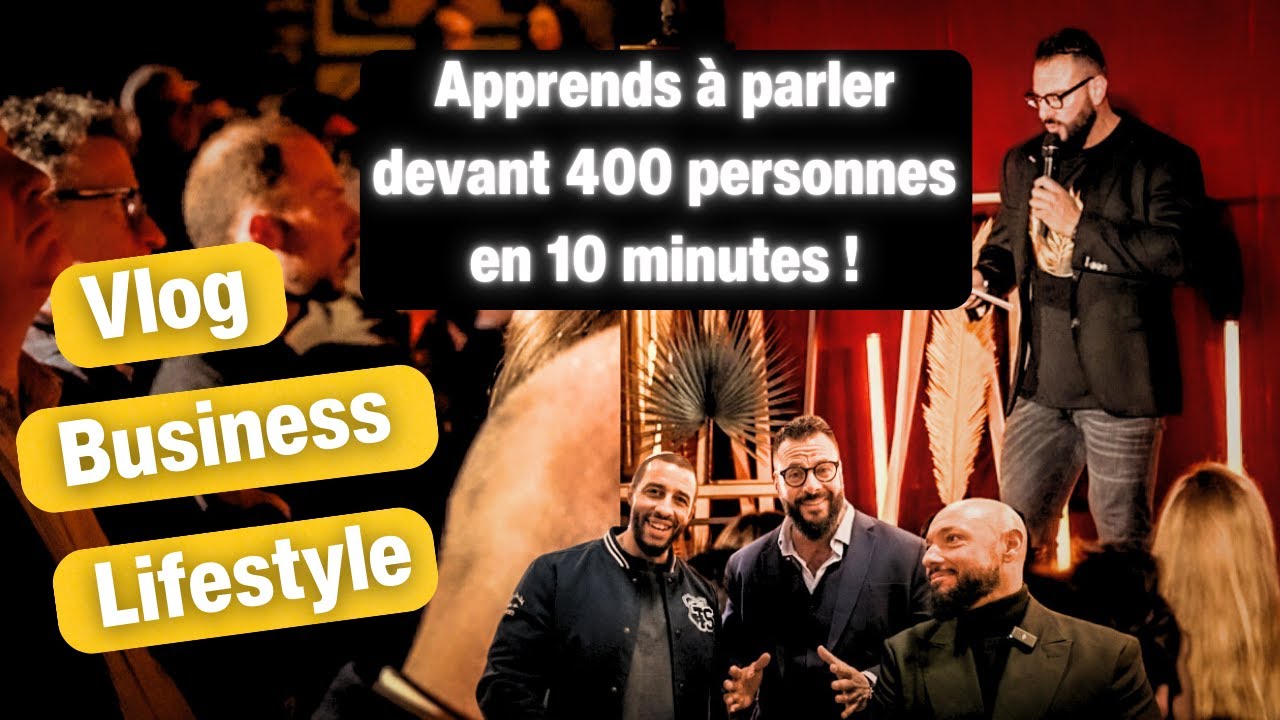 Comment parler devant 400 personnes ? Vlog Business, Salon de la ...