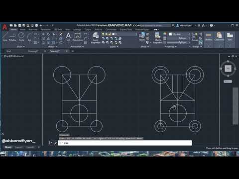 GASKET 2D AUTOCAD ENGINEERING DRAWING | AUTODESK AUTOCAD 2021 - YouTube