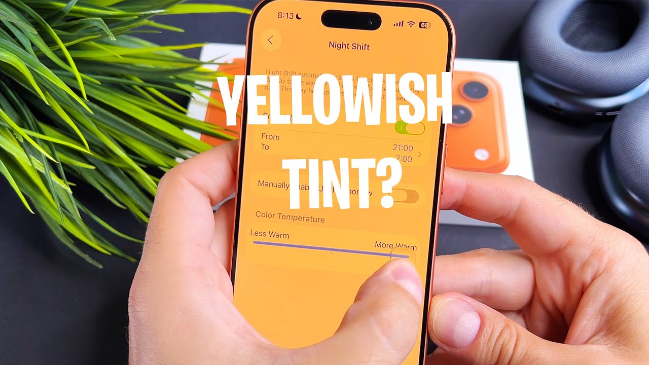 iPhone 17 Pro Yellowish Display Tint How To Fix - YouTube