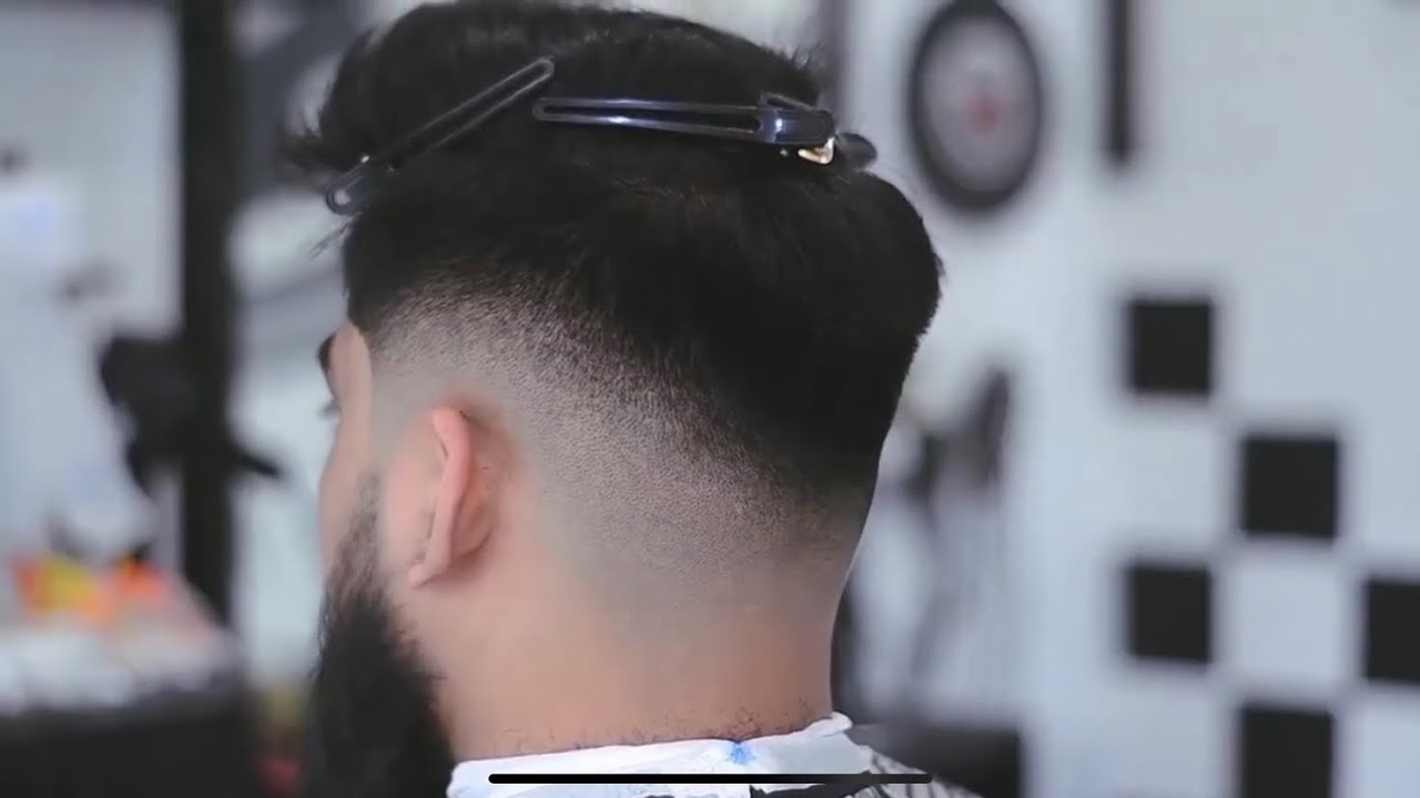 Quiff with skin fade - barbertop hairstudio | Haircut tutorial fade # ...