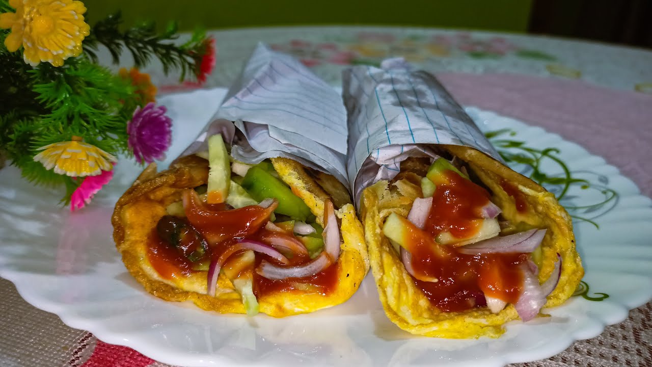 Egg Rolls Recipe | Street Style Egg Roll | Kolkata style egg roll @One ...