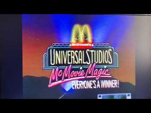 McDonald’s Universal Studios “McMovie Magic” commercial 1992 - YouTube