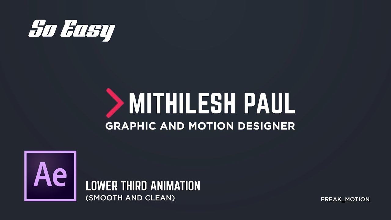 Lower Third After Effects Complete Tutorial Masking Smooth Text Lower Third After Effects Complete Tutorial Masking Smooth Text