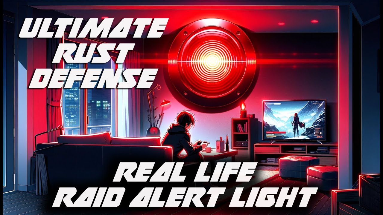 Ultimate Rust Defense - Real Life Raid Alert Light - YouTube