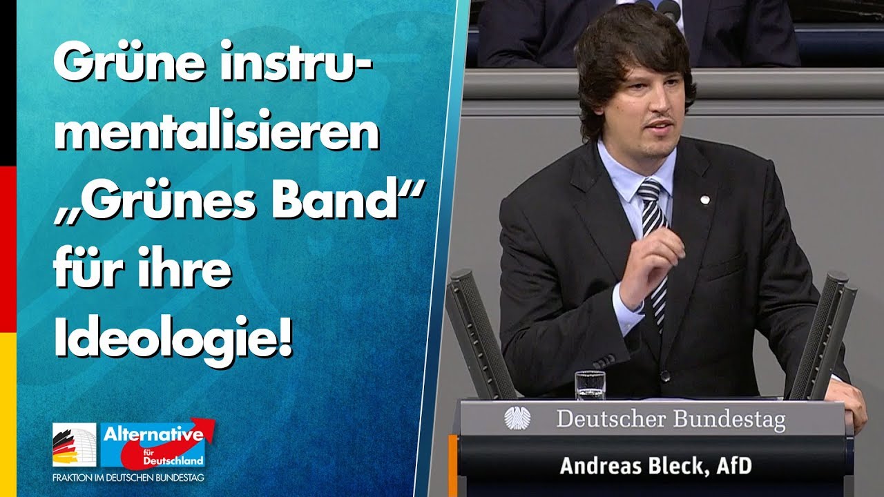 Grüne instrumentalisieren „Grünes Band“ für ihre Ideologie! - Andreas ...