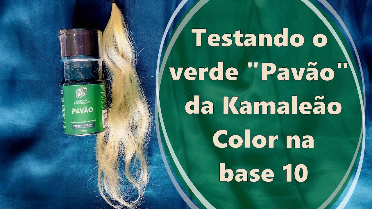 Testando o verde "Pavão" da Kamaleão Color na base 10 - YouTube