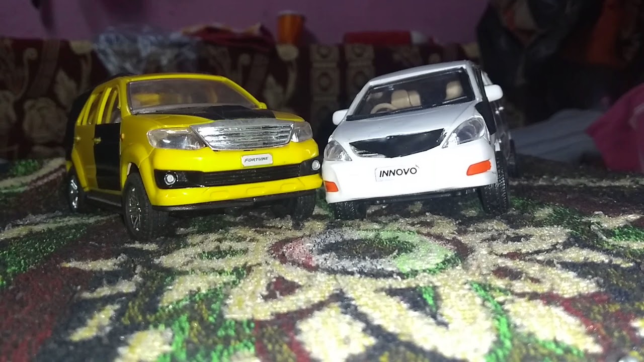 Centy toys modified Toyota fortuner and invova - YouTube