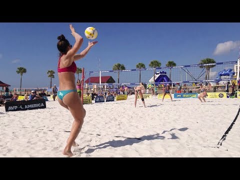 BEACH VOLLEYBALL | Women Amateur Divisions | Game 5 | Clearwater Beach FL 2019