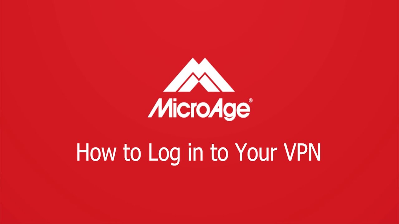 How To Log In to your VPN - YouTube