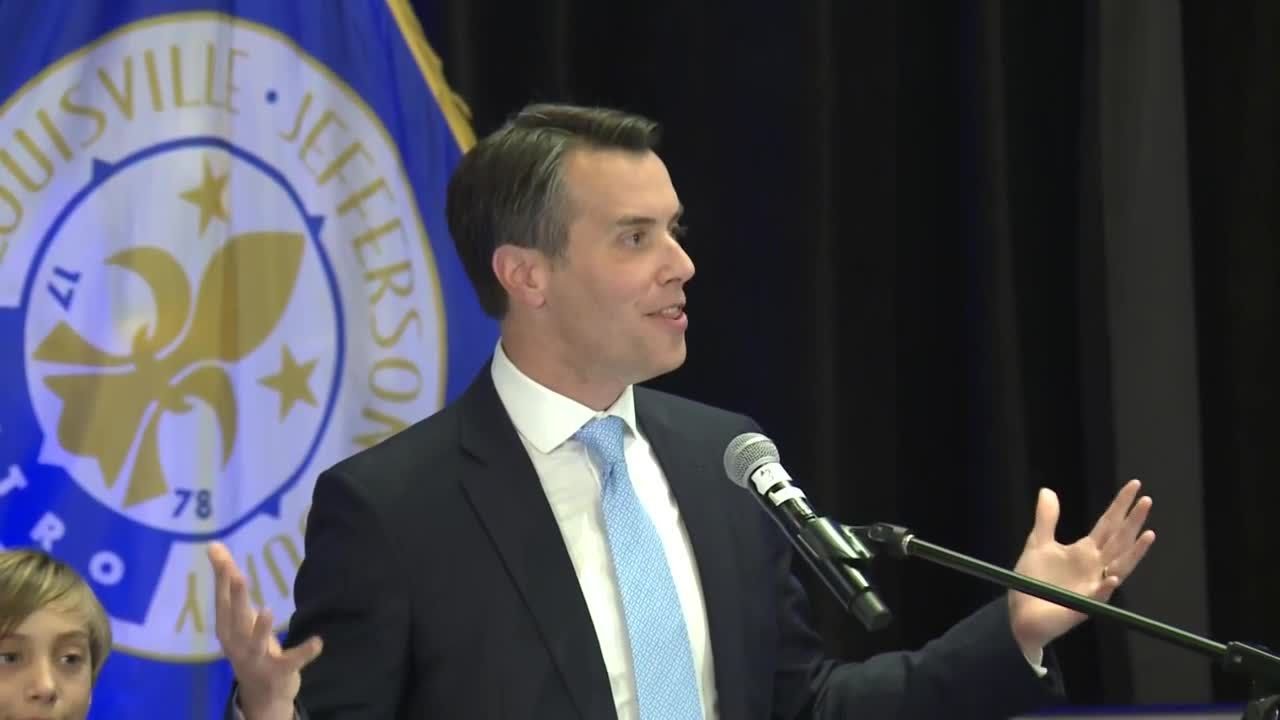 Morgan McGarvey gives victory speech - YouTube