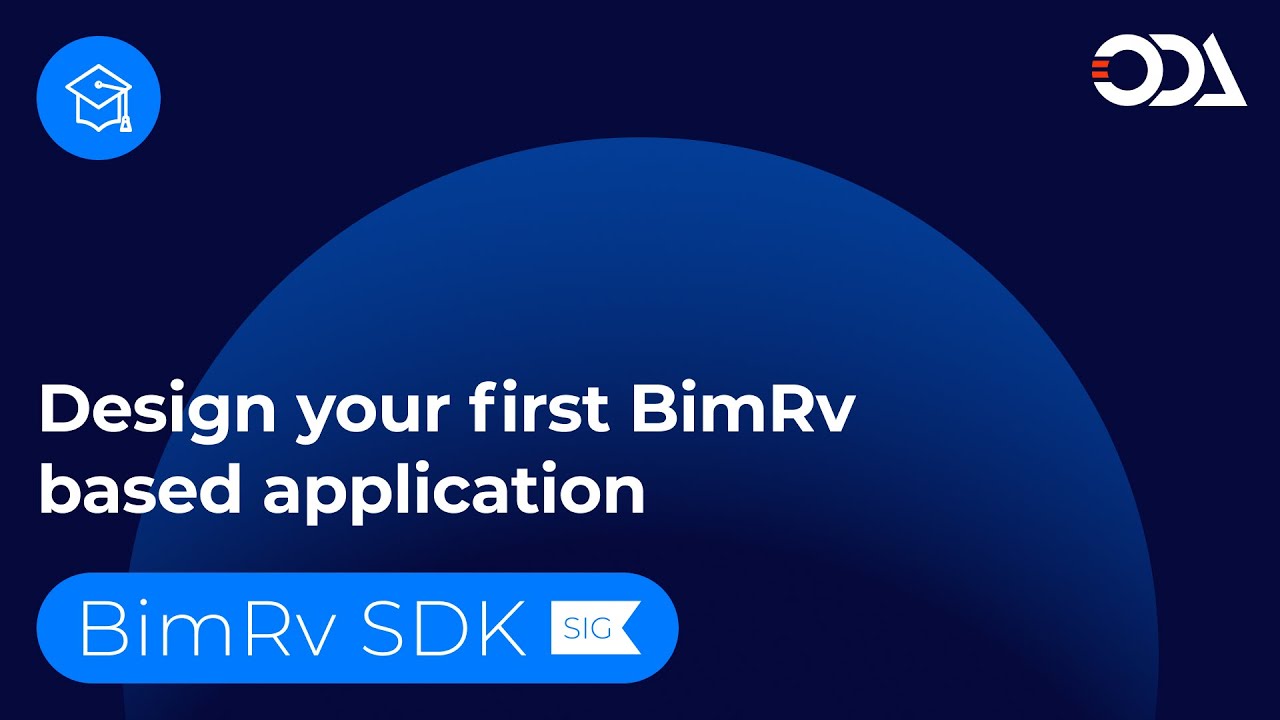 How to design your first BimRv based application - YouTube