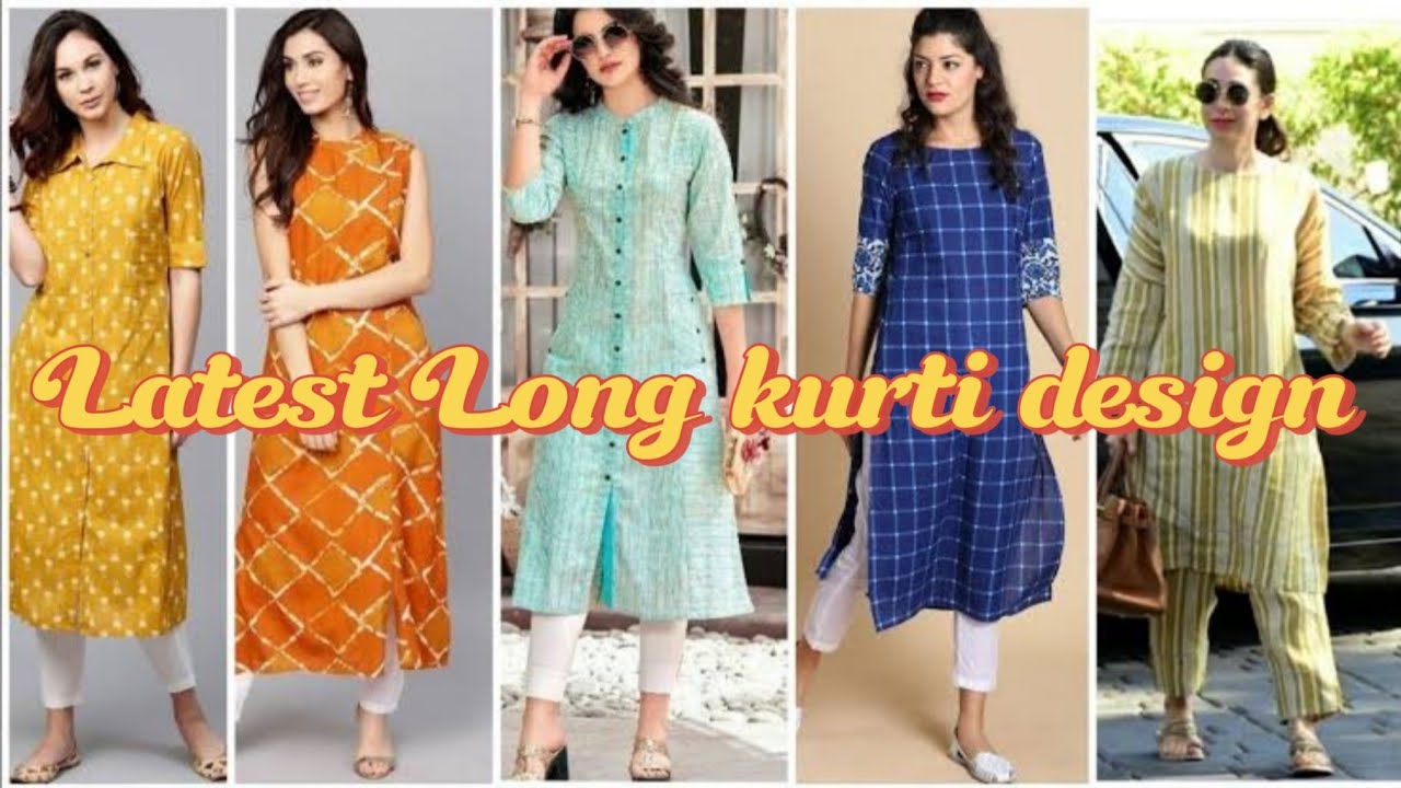 Long Kurti Designs | Long Kameez Designs|Long Suit Designs| Long Dress ...