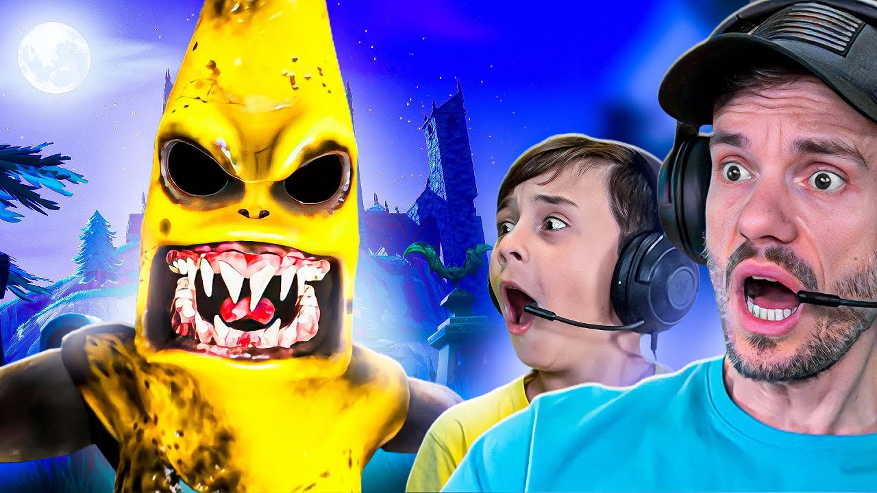CUIDADO COM A BANANA ASSUSTADORA NO FORTNITE - Família Brancoala - YouTube