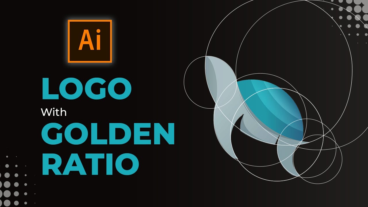 How to design a logo with golden Ratio | Adobe Illustrator Tutorial ...