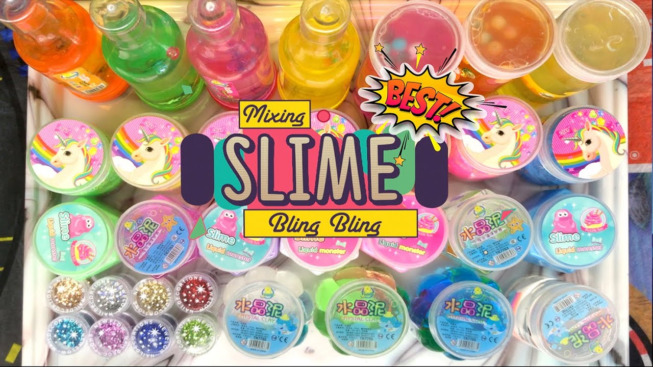 Special Series 1st Mixing Slime Bling Bling Unicorn with Magic Sand ...