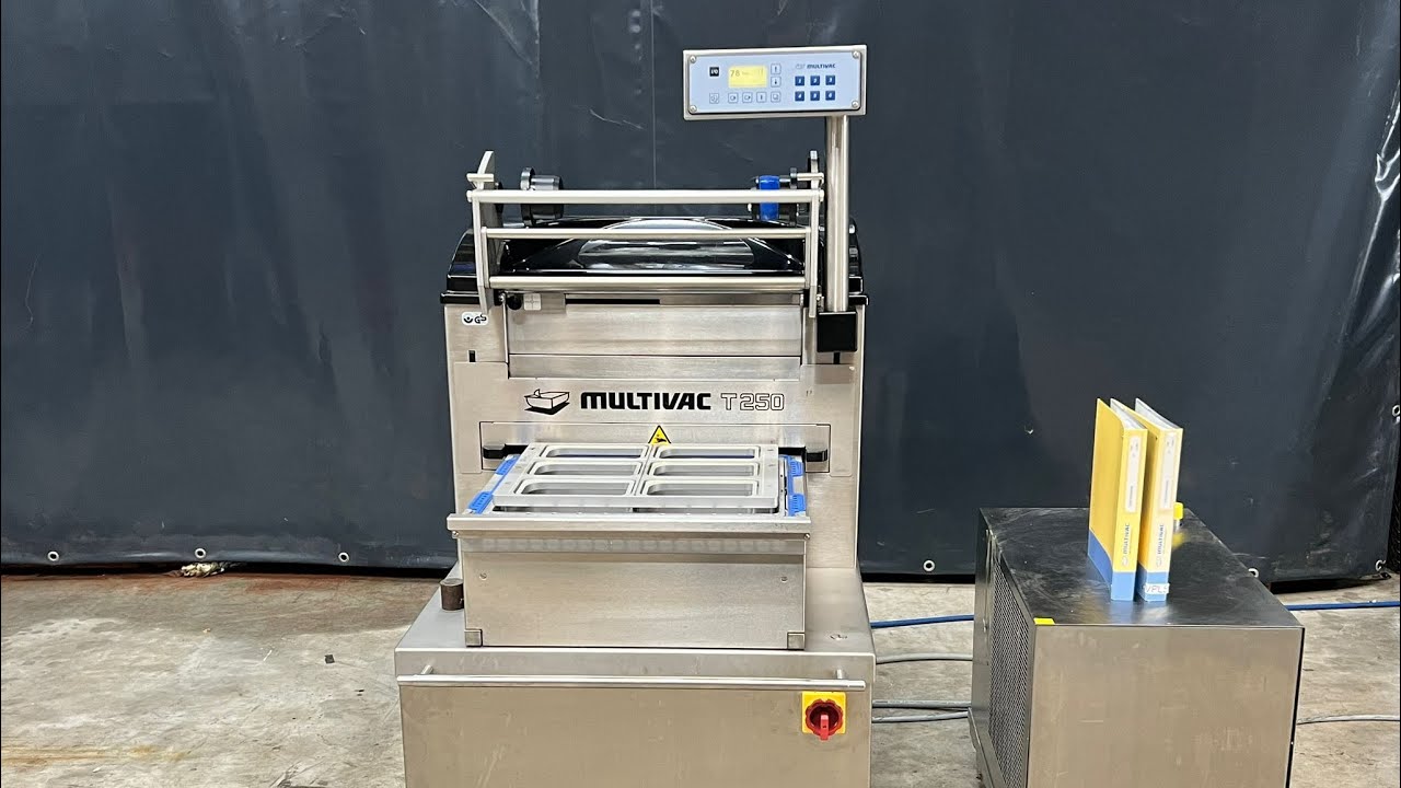 Multivac T250 from 2009 with 3 tools - YouTube