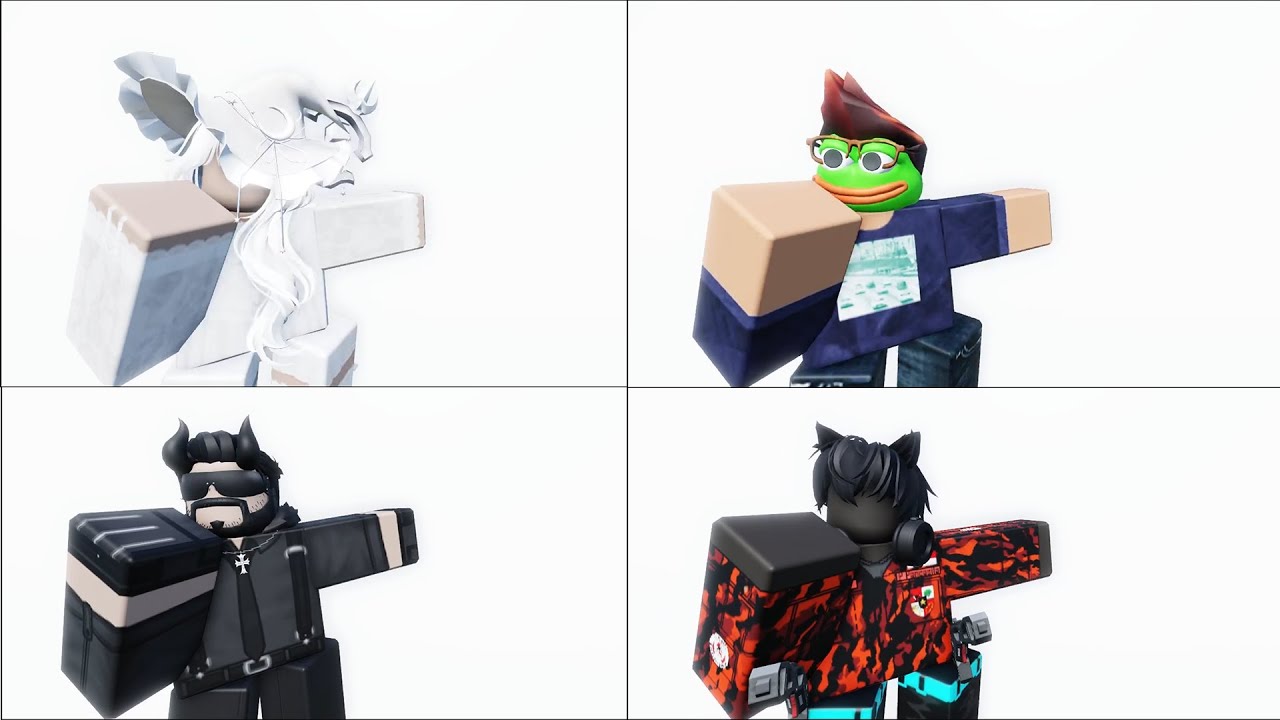 Meet my IRL friends - Roblox doodle dance - YouTube