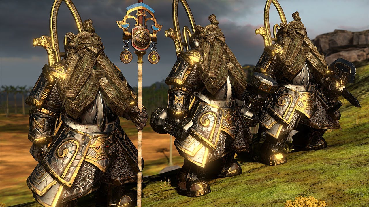 Dwarf Rune Golems - Warhammer 3 Mod Highlight - YouTube
