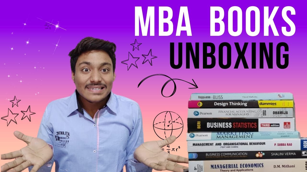 😯Unboxing 📦 MBA Books 🔥|| Subjects in MBA Course || What to Study in ...