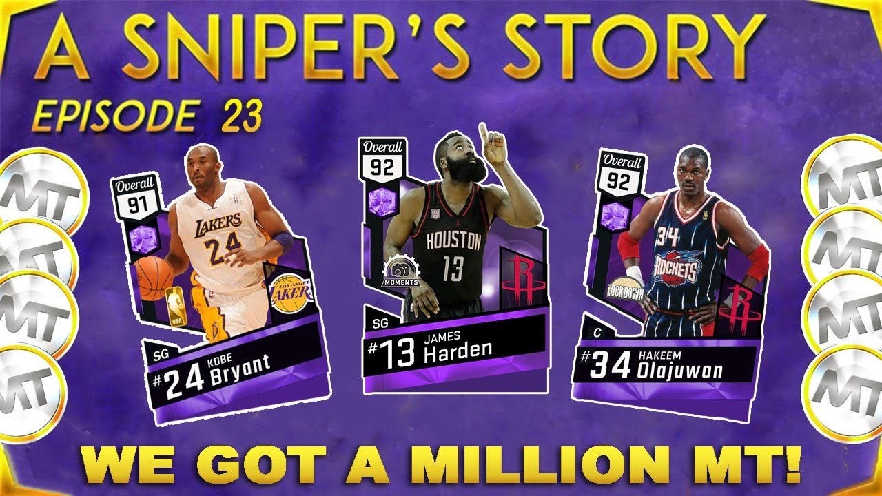 MAKING 1 MILLION MT + 7 AMY SNIPES! NBA 2K17 A Sniper's Story Ep. 23 ...