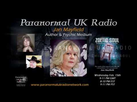 Paranormal UK Radio Show - Author and Medium Jan Mayfield - YouTube
