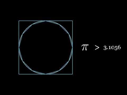 Approximating PI | Archimedes | Polygons | Manim | Mathematics | - YouTube