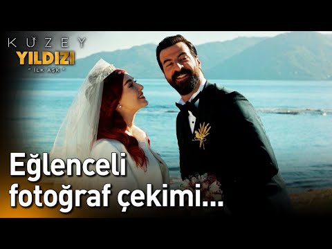 Eğlenceli Gelin Damat Fotoğraf Çekimi...🥳😊 - Kuzey Yıldızı İlk Aşk